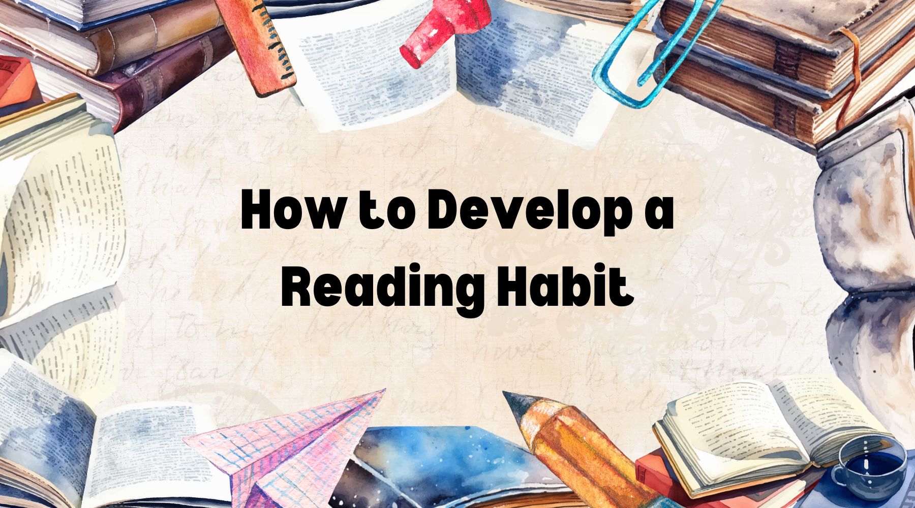 How to Develop a Reading Habit: A Guide for Young Adults – Bookshelf ...