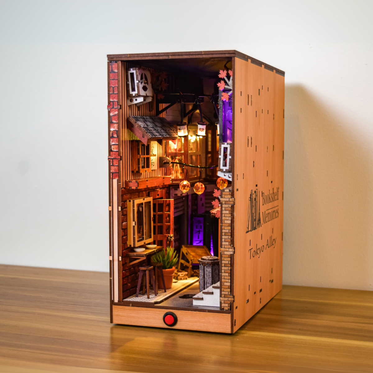 3D Premium DIY Book Nook - Tokyo Alley - Stunning Miniature – Bookshelf ...