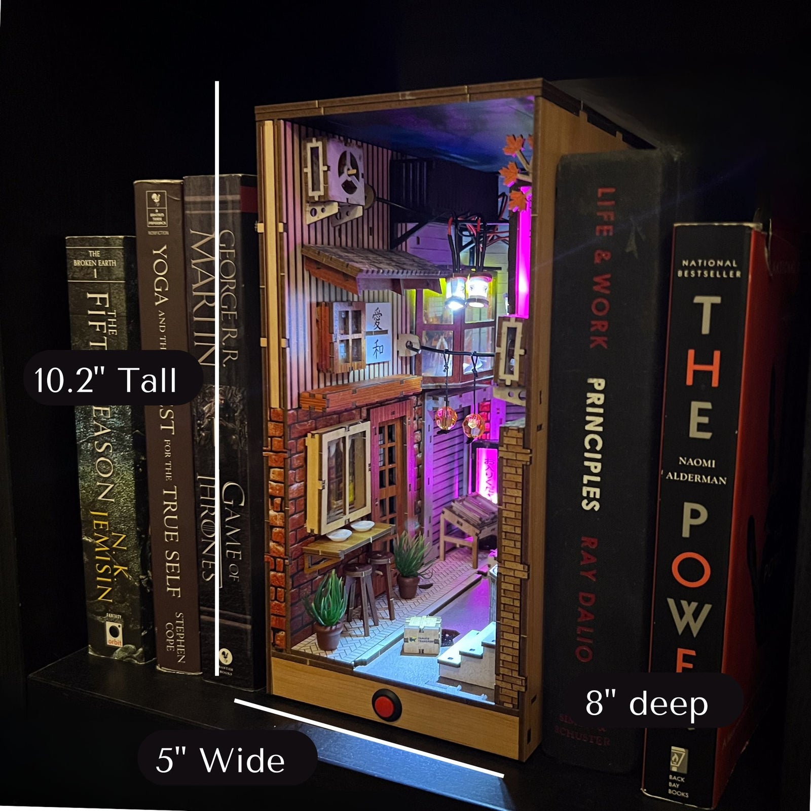 Tokyo Alley Book Nook Kit - Build your own Bookshelf Inserts ...