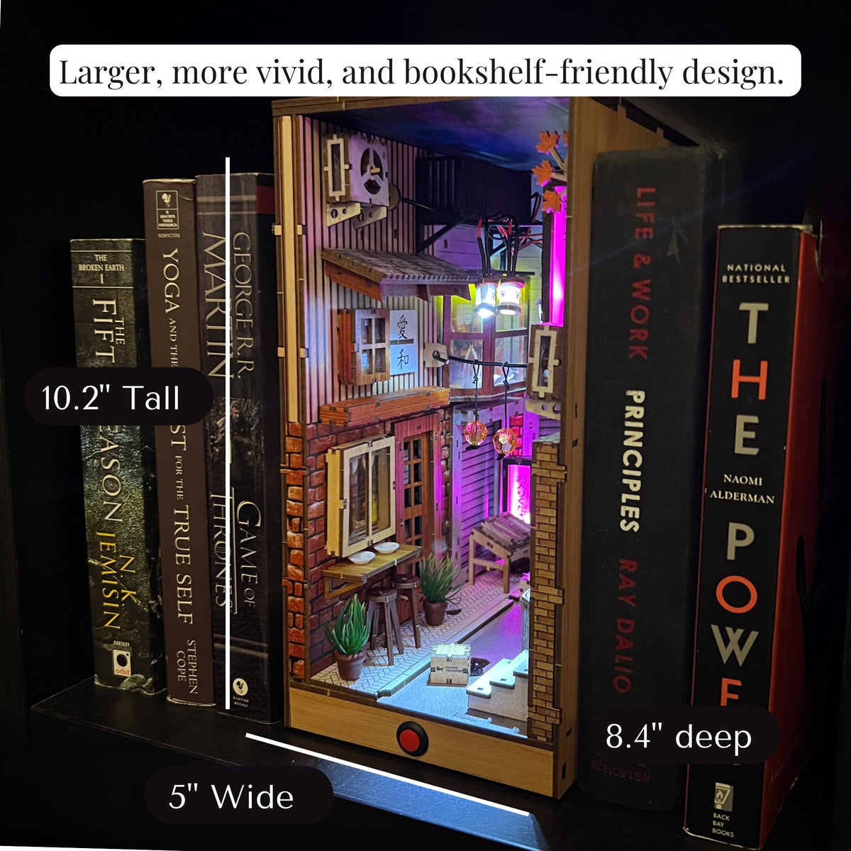 Tokyo Alley Book Nook Kit - Build your own Bookshelf Inserts ...