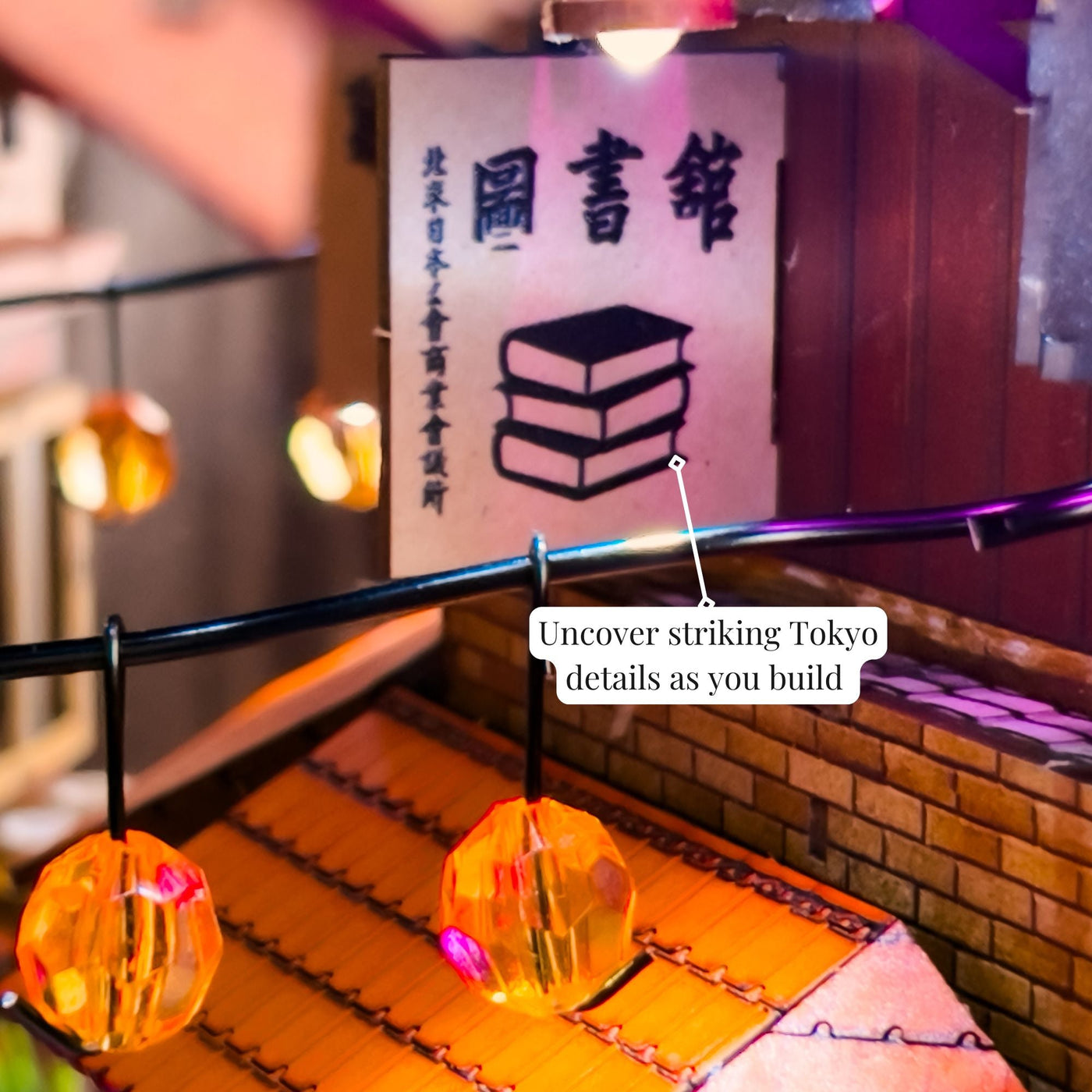 Tokyo Alley Book Nook Kit - Build your own Bookshelf Inserts ...